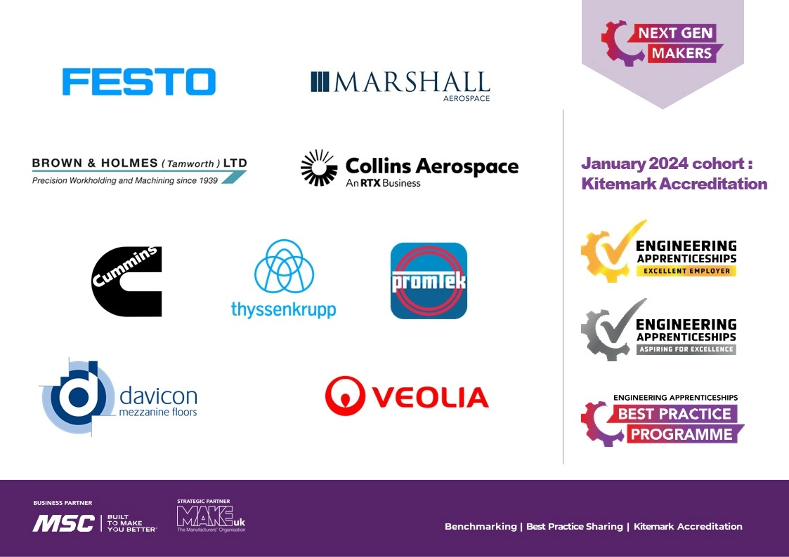 First companies to achieve Engineering Apprenticeships: Employer ...
